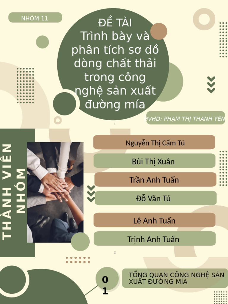 Nhóm 11 N11 Trình Bày Và Phân Tích Sơ Đồ Dòng Chất Thải Trong Công Nghệ Sản Xuất Đường Mía | PDF