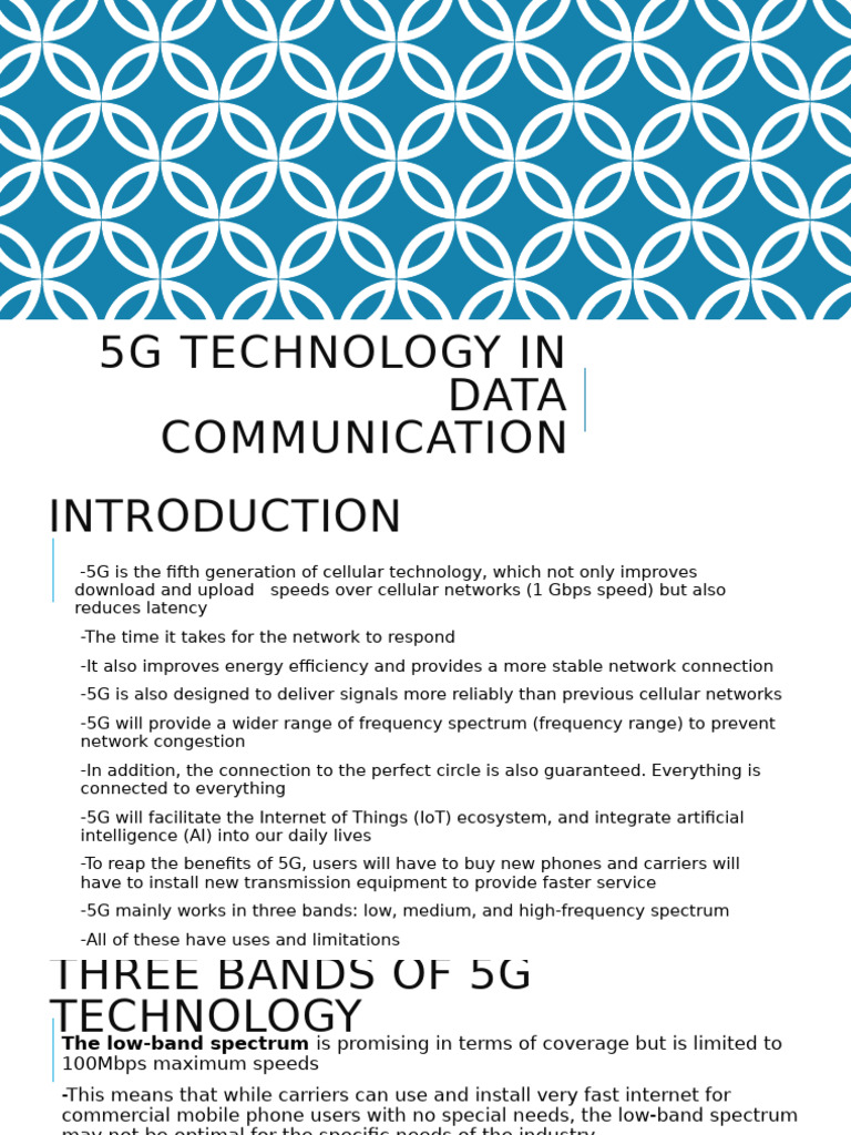 Understanding 5G Technology Benefits | PDF | Cellular Network ...