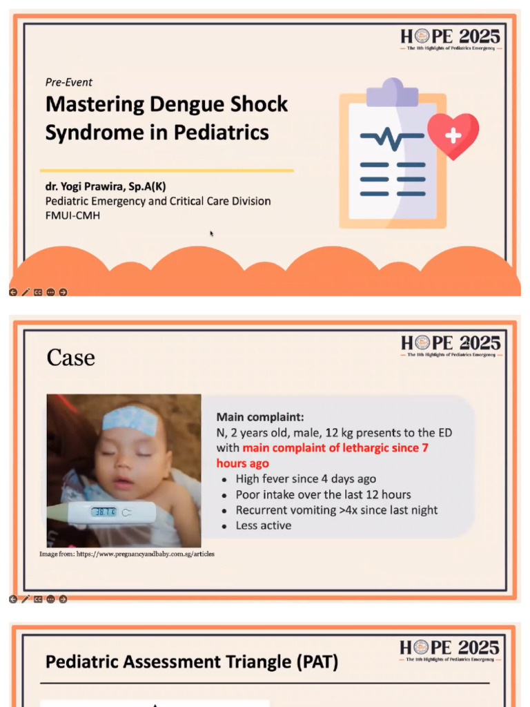 Mastering Dengue Shock Syndrome in Pediatric | PDF