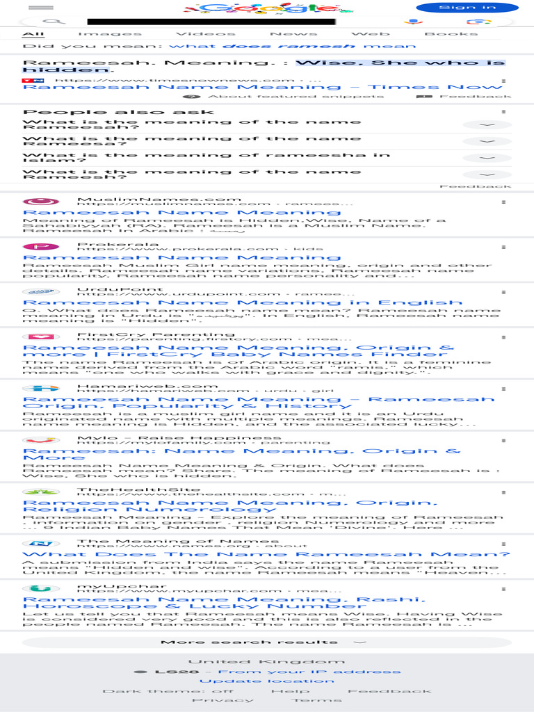 What Dies Rameesah Mean - Google Search | PDF | Religious Faiths ...