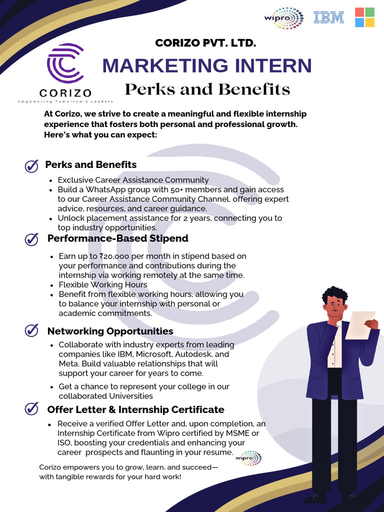 Wipro Certified Marketing Internship with Perks | PDF