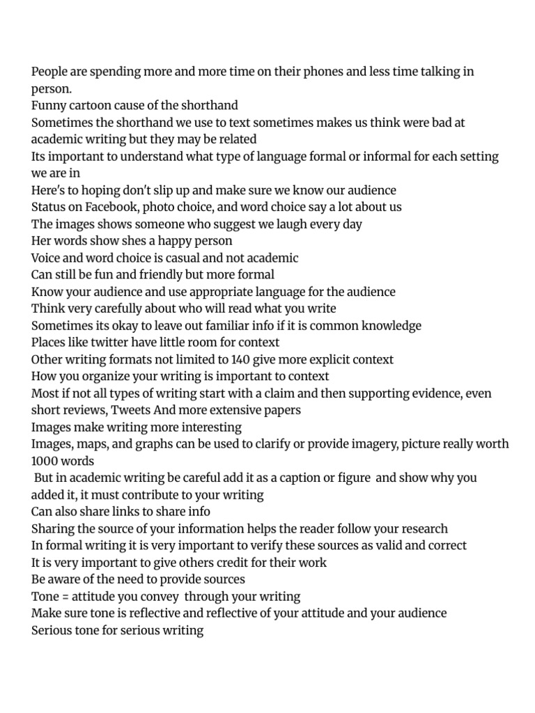Writing for Audience: Tone and Context | PDF | Human Communication ...
