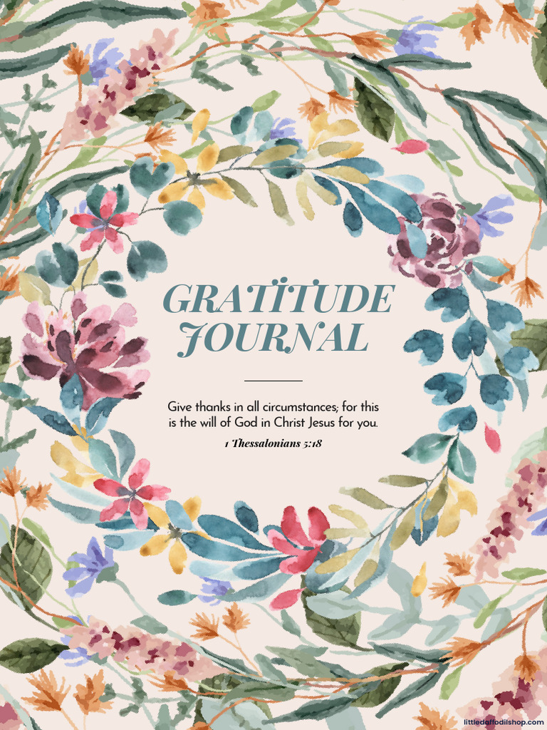Gratitude Journal - freebie | PDF
