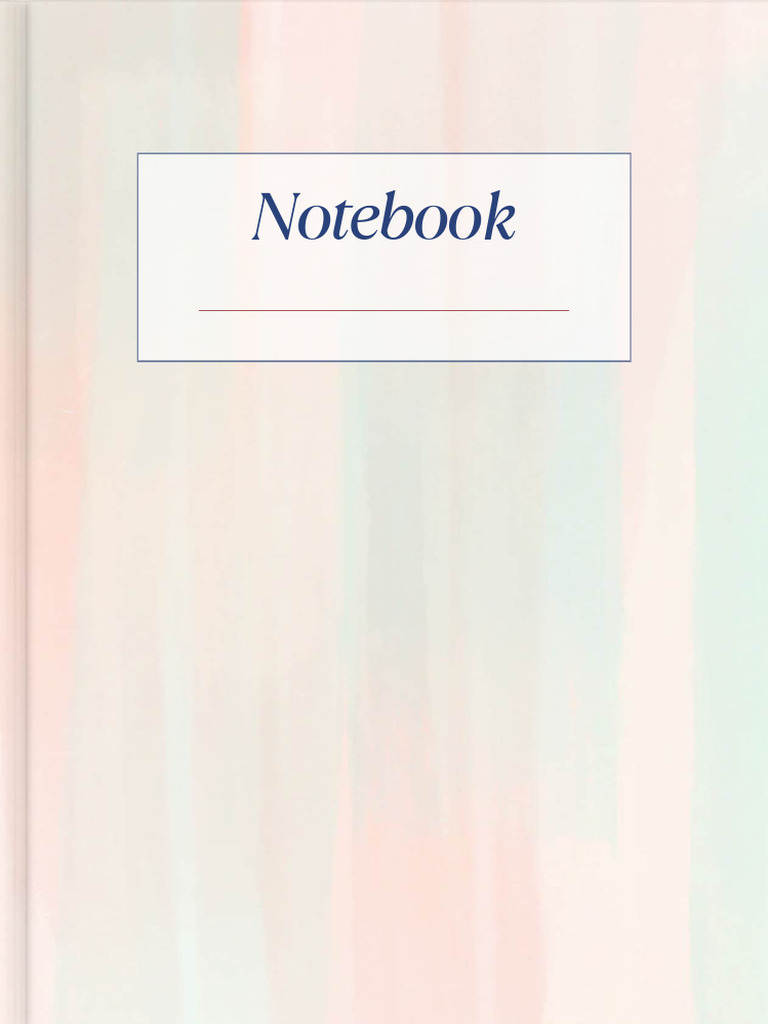 Digital Notebook | PDF