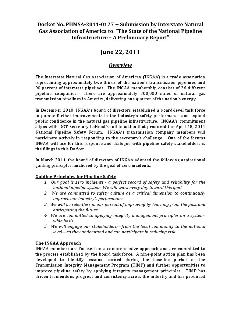 Pipeline Safety: INGAA's Commitment | PDF | Risk Management | Pipeline Transport