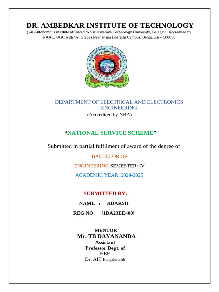 ullas nss edited 4 th sem | PDF | Whole Grain | Nutrition