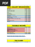 Online CTC Calculator With Salary Annexure Excel Download | PDF | Payroll Tax | Employment