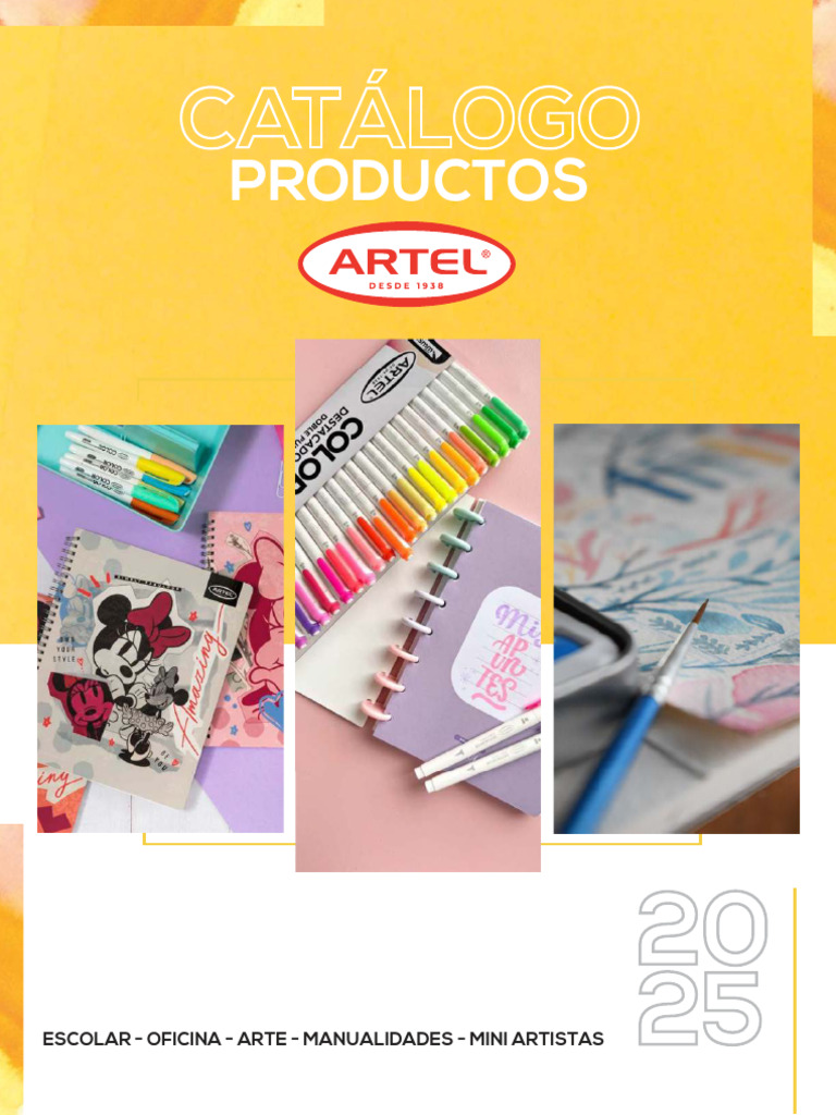 Catálogo Artel 2025: Innovación y Calidad | PDF | Cuaderno | Residuos