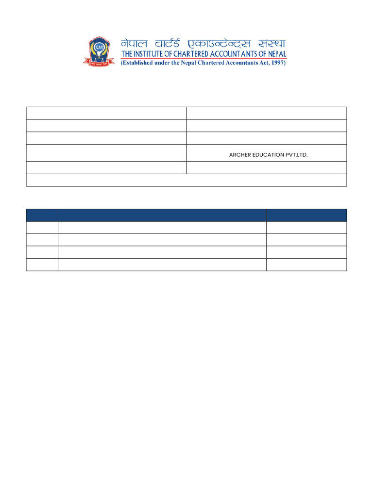 Archer Education Audit Report 2080/81 | PDF