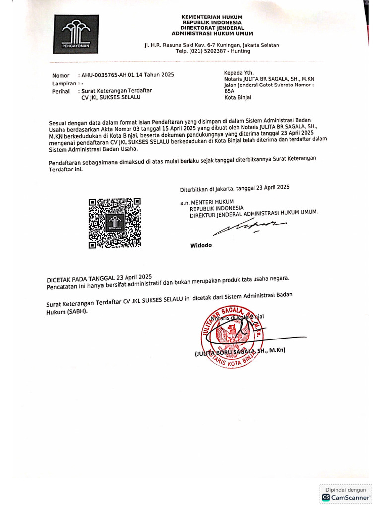 SK JKL Sukses Selalu | PDF