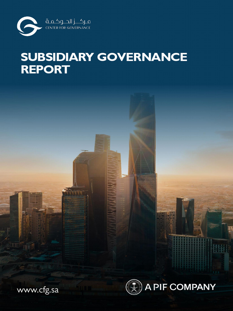 SUBSIDIARY GOVERNANCE Report | PDF | Governance | Computer Security