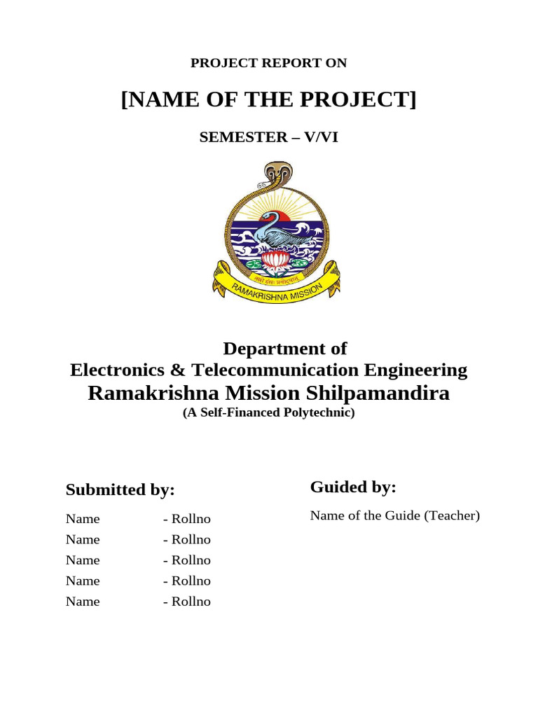 Project Report: Electronics Engineering | PDF