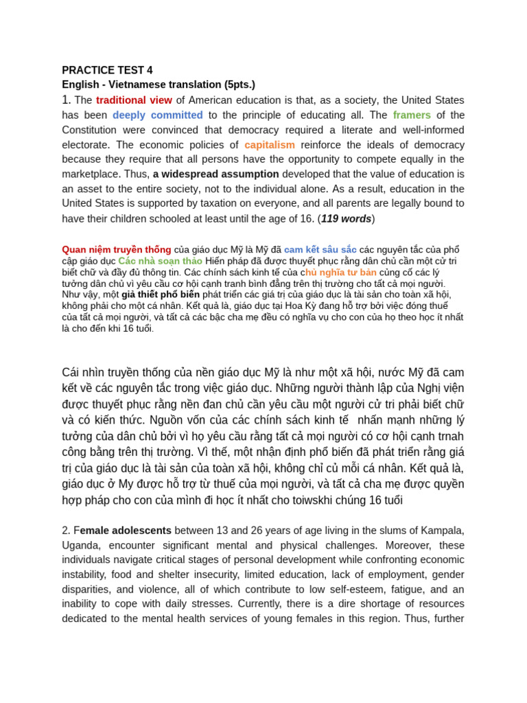 Practice Test 4 | PDF