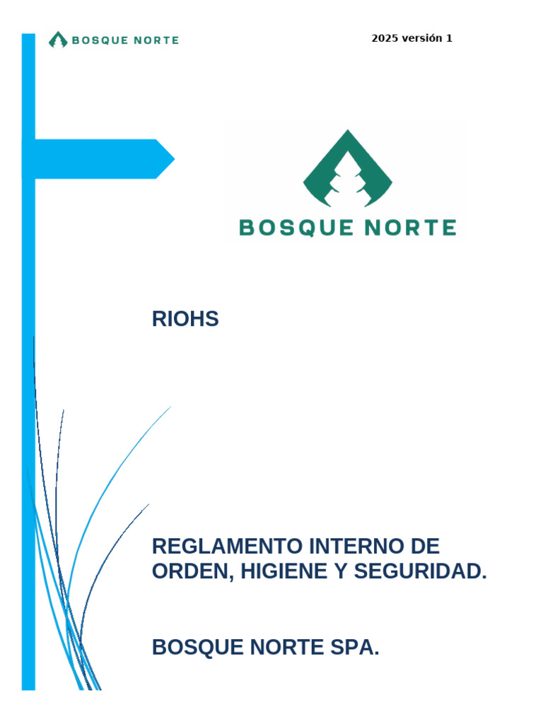 Nuevo-Reglamento-Interno-Ds-44-Riohs-2025 - Bosque Norte | PDF | Tiempo de trabajo | Derecho laboral