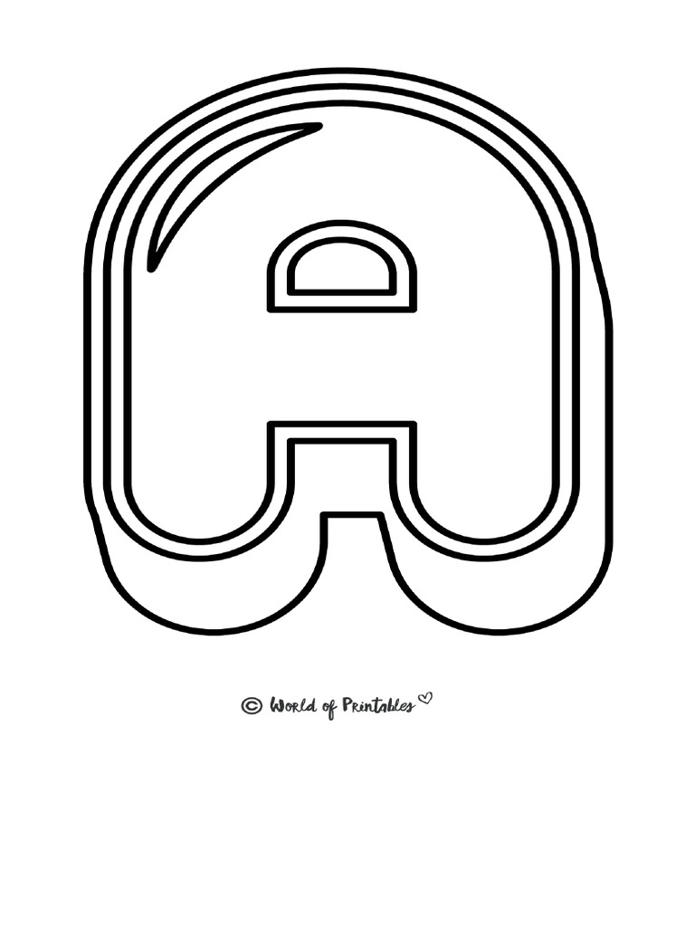 Alphabet-Template-Letter-A.png 1,275×1,651 Pixels | PDF