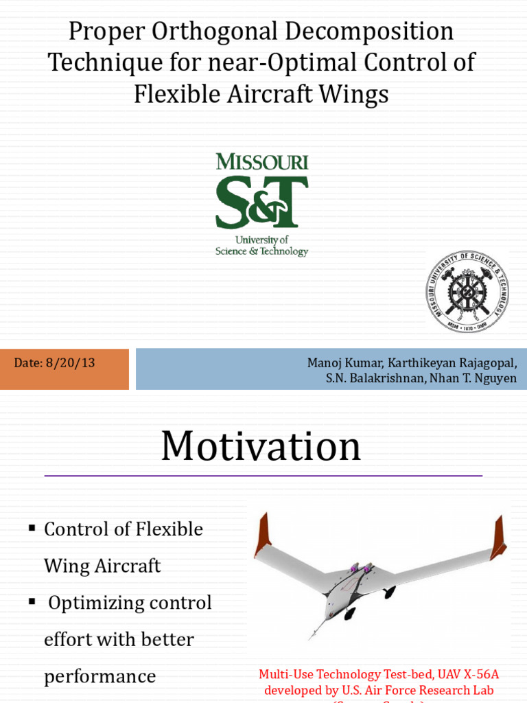 Proper Orthogonal Decomposition Technique For Near-Optimal Control of ...