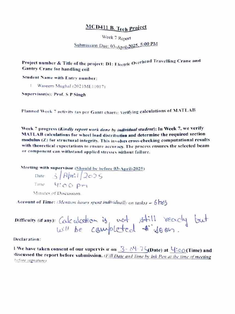 2021ME11017 - WaseemMughal - Week7 2 | PDF