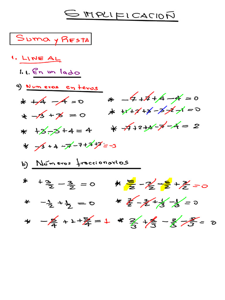 SIMPLIFICACIÓN | PDF