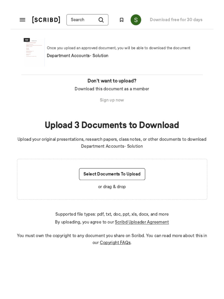 Upload a Document _ Scribd | PDF | Scribd | Software