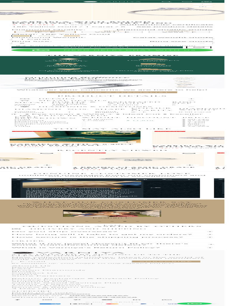 Gabriela With Round Brilliant Solitaire Ring - VARNIYA | PDF | Fineness ...
