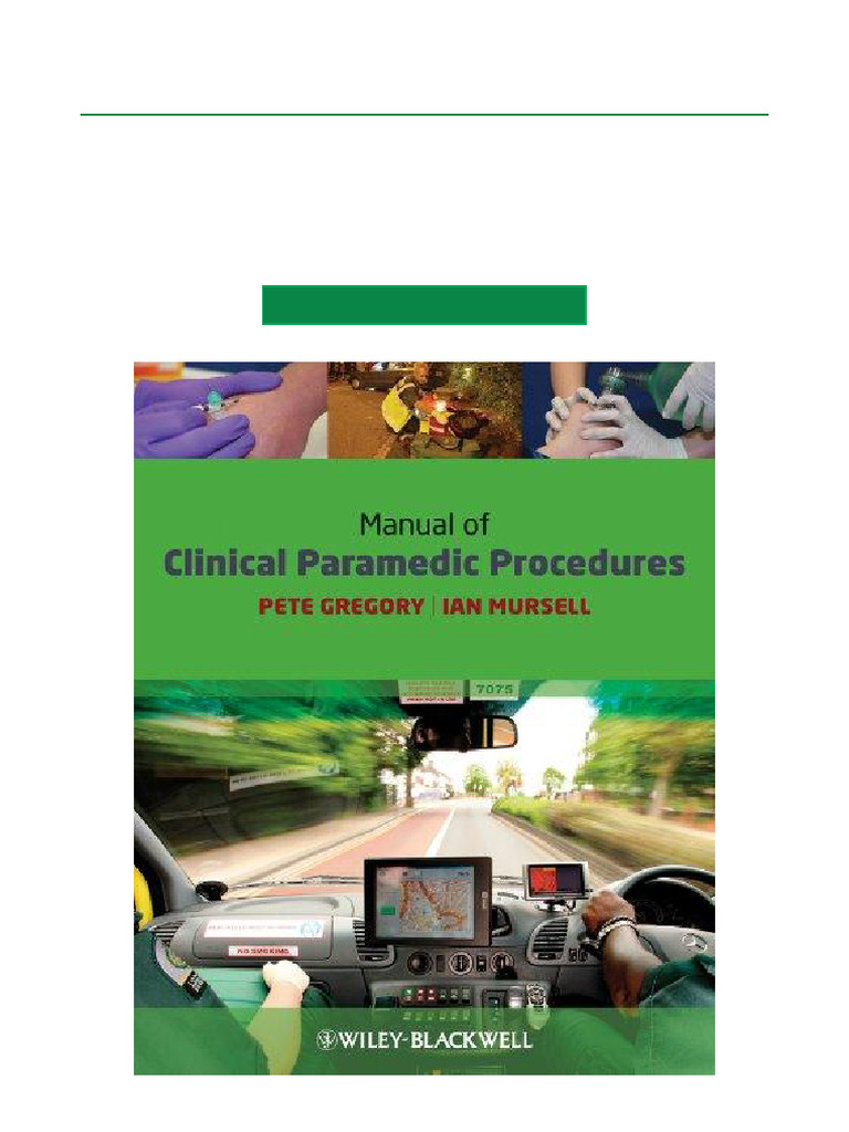 Manual of Clinical Paramedic Procedures Unlimited Download | PDF ...