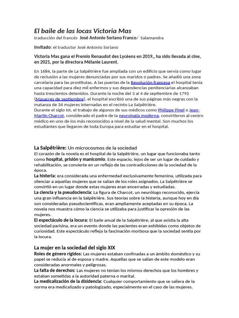 El Baile de Las Locas | PDF