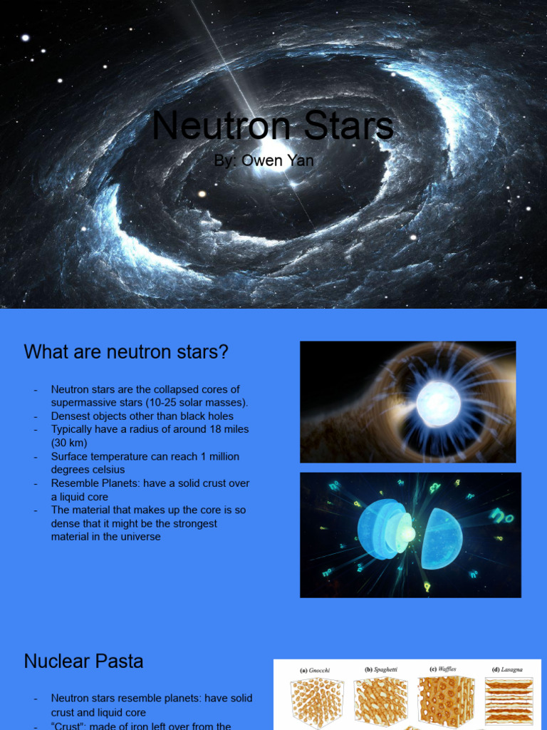 Neutron_Stars and galaxy | PDF | Stars | Neutron