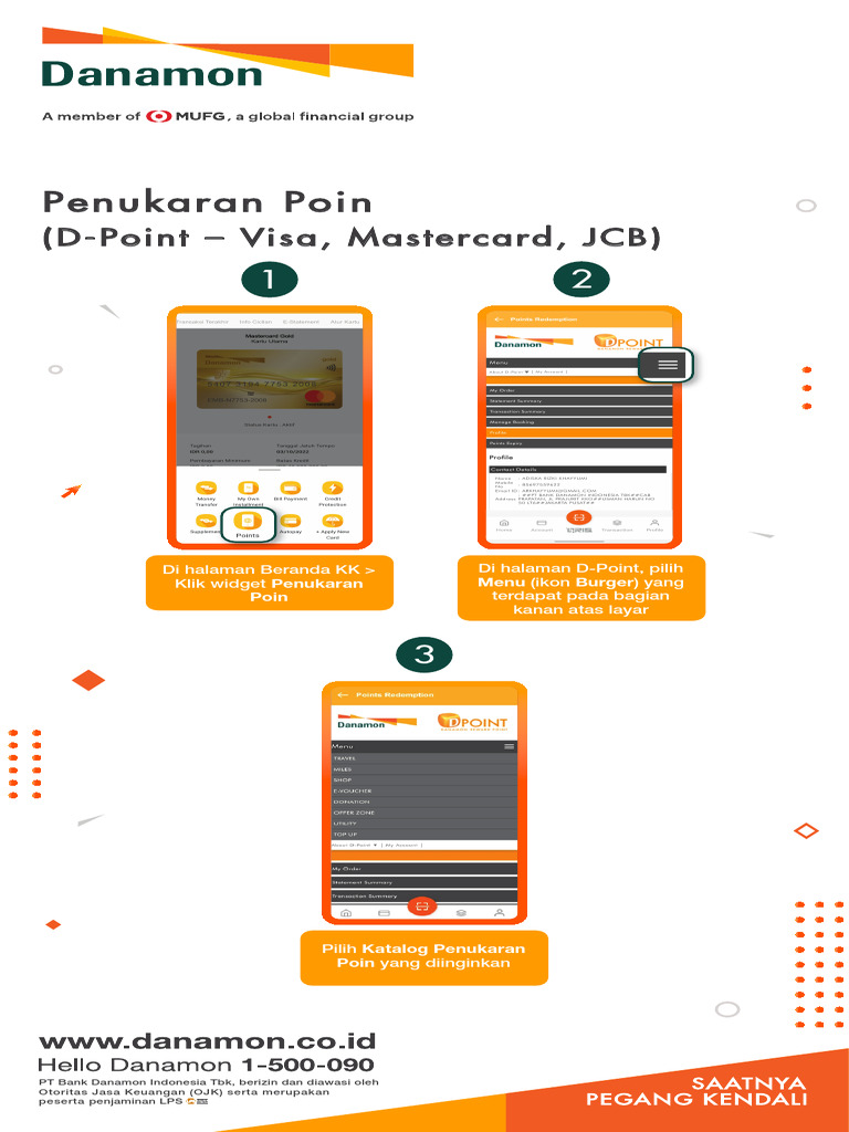 Cara Tukar D-Point Danamon JCB | PDF