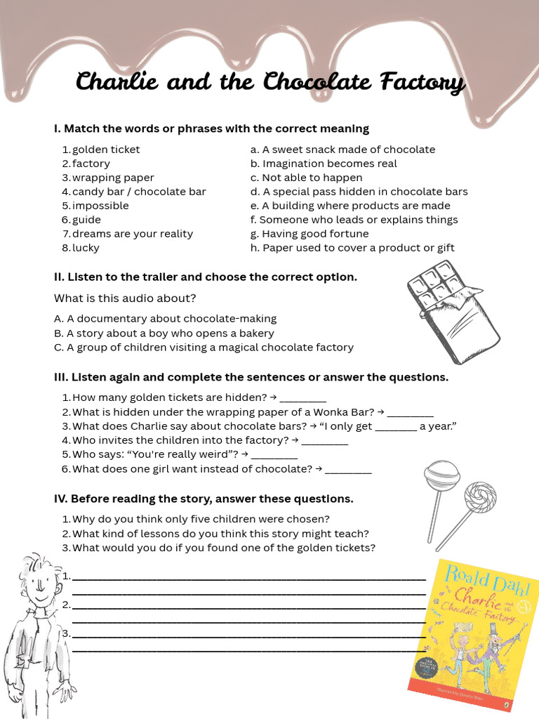 Charlie and The Chocolate Factory Listening | PDF