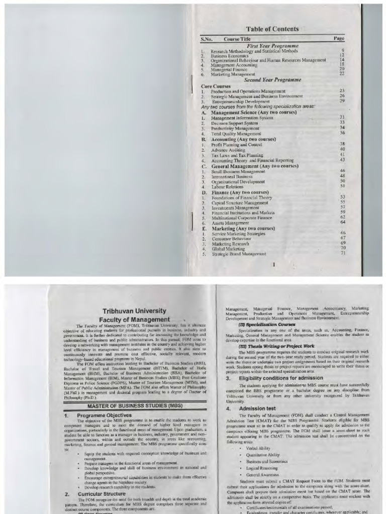MBS_syllabus_(Tribhuvan_University)_Reduced_Size[1] | PDF