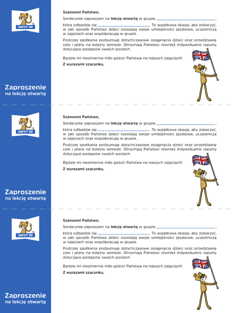 SE Open Lesson Invitation | PDF