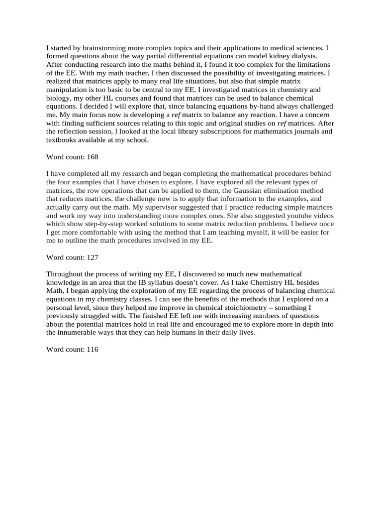 EE Reflections 2020 | PDF | Matrix (Mathematics) | Mathematics