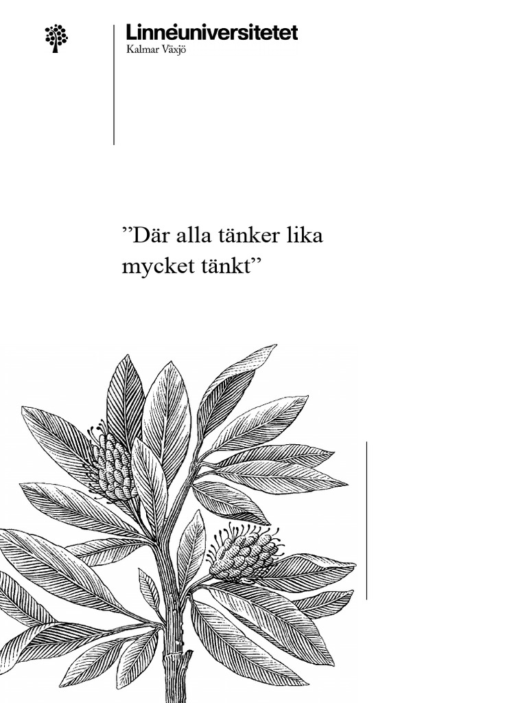 Uppsats 1 | PDF