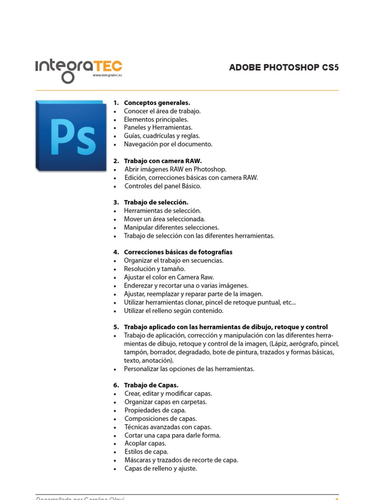 Guía Completa de Photoshop CS5 | PDF | Gráficos de computadora 3 D | Procesamiento de imágenes