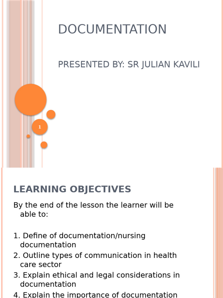 Documentation | PDF | Nursing | Patient