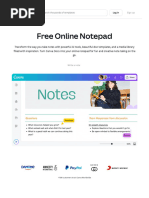 Online Notepad - Take Notes and Share Notes Online | PDF | Computers