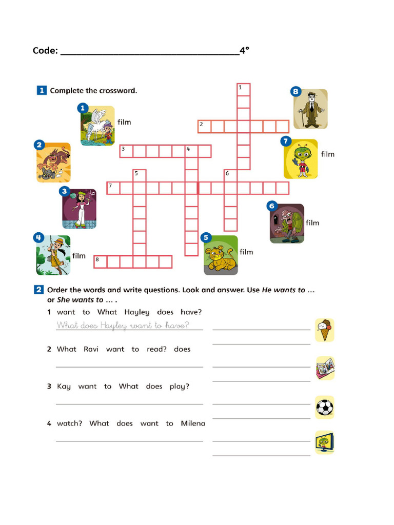 4º Ficha Repaso 2 U5 PDF | PDF