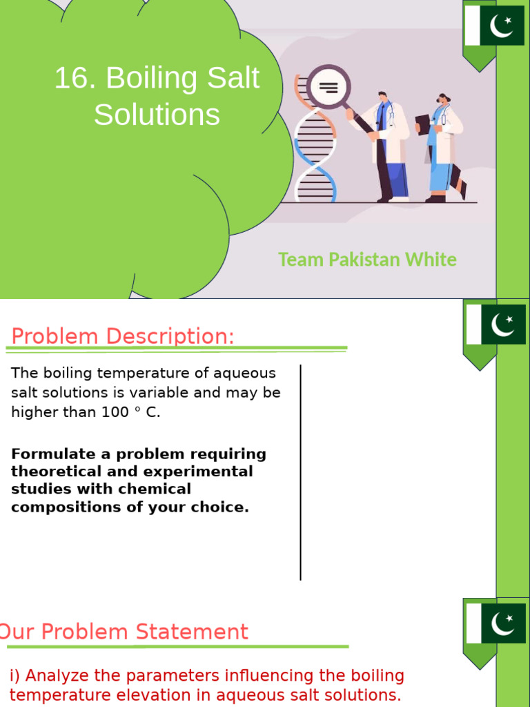 Boiling Point Elevation in Salt Solutions | PDF | Salt (Chemistry ...