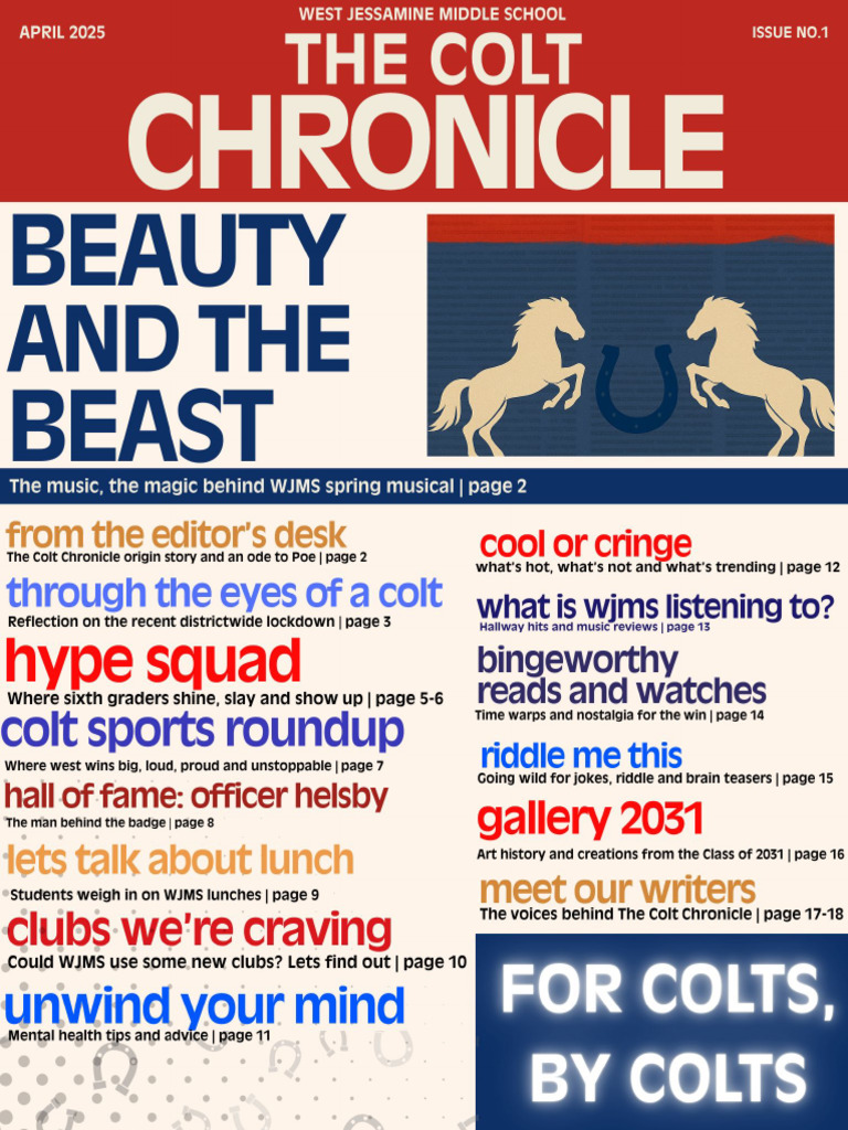 The Colt Chronicle - Issue No. 1 | PDF