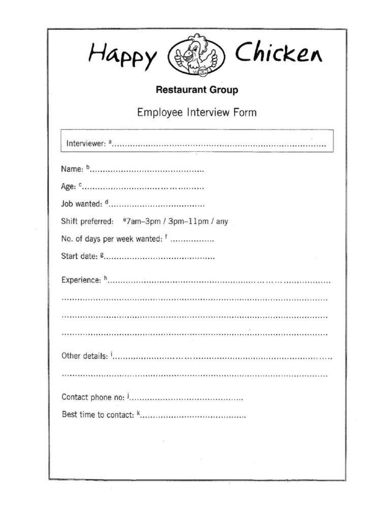 Job Application Worksheet | PDF