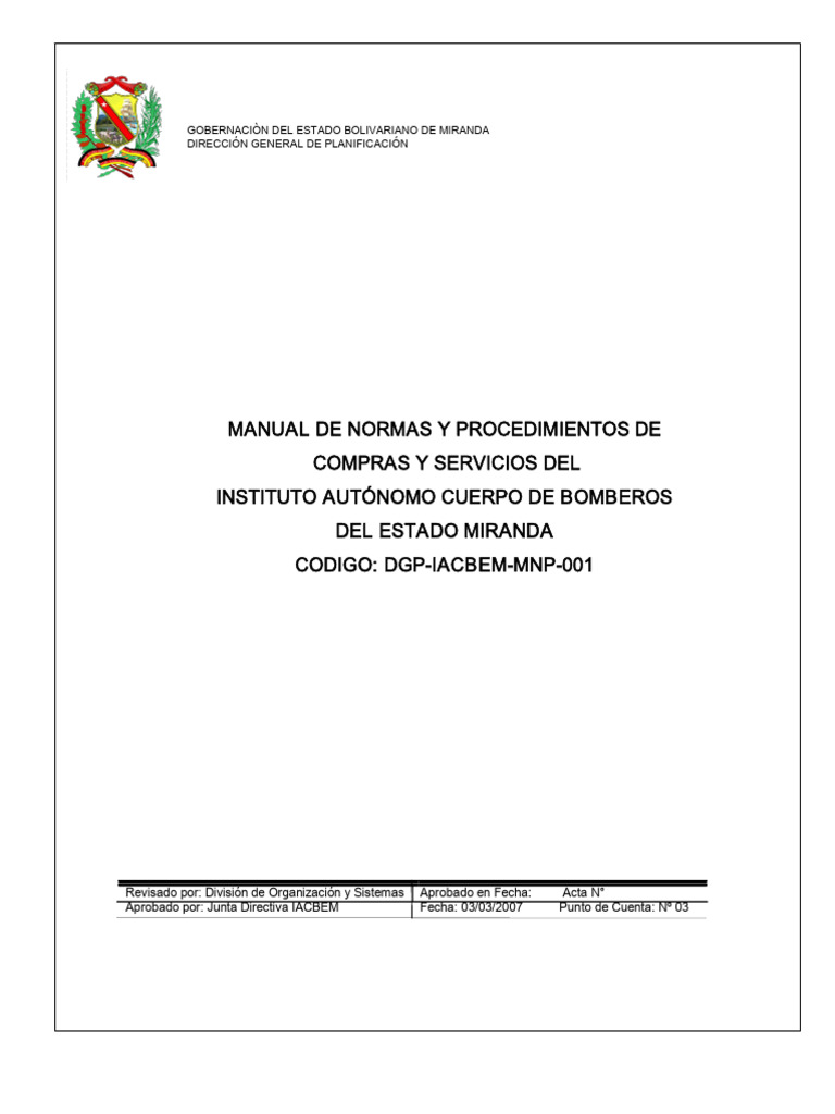Manual de Compras y Servicios | PDF | Presupuesto | Factura