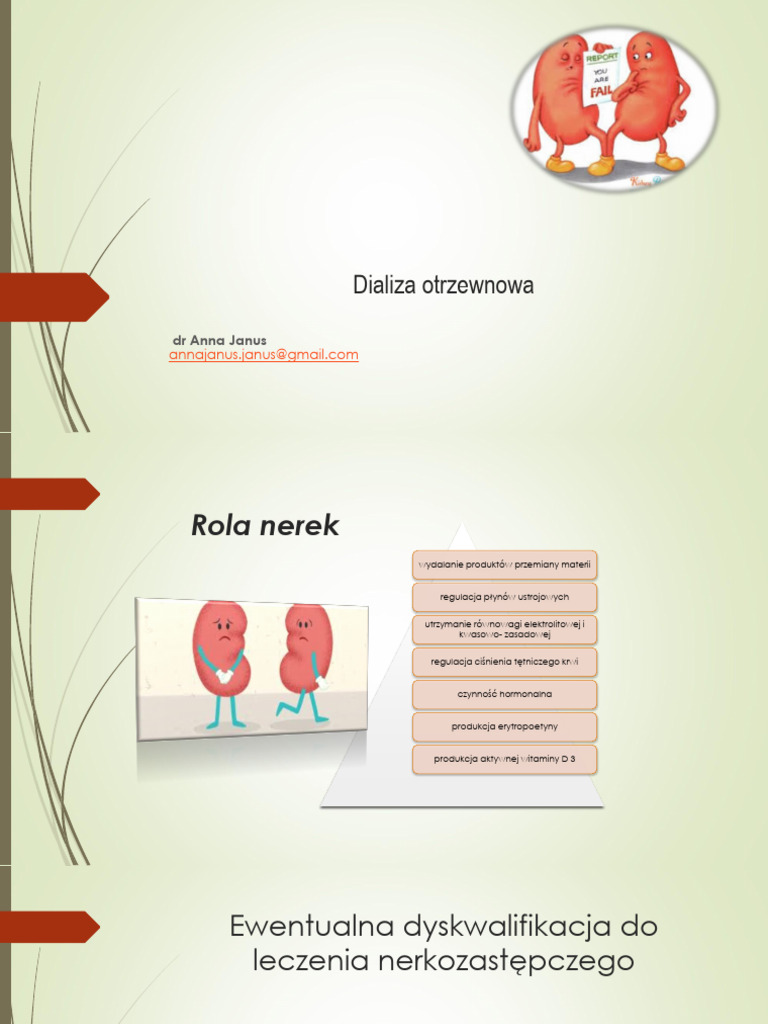 Metody Leczenia Dializa Otrzewnowa | PDF