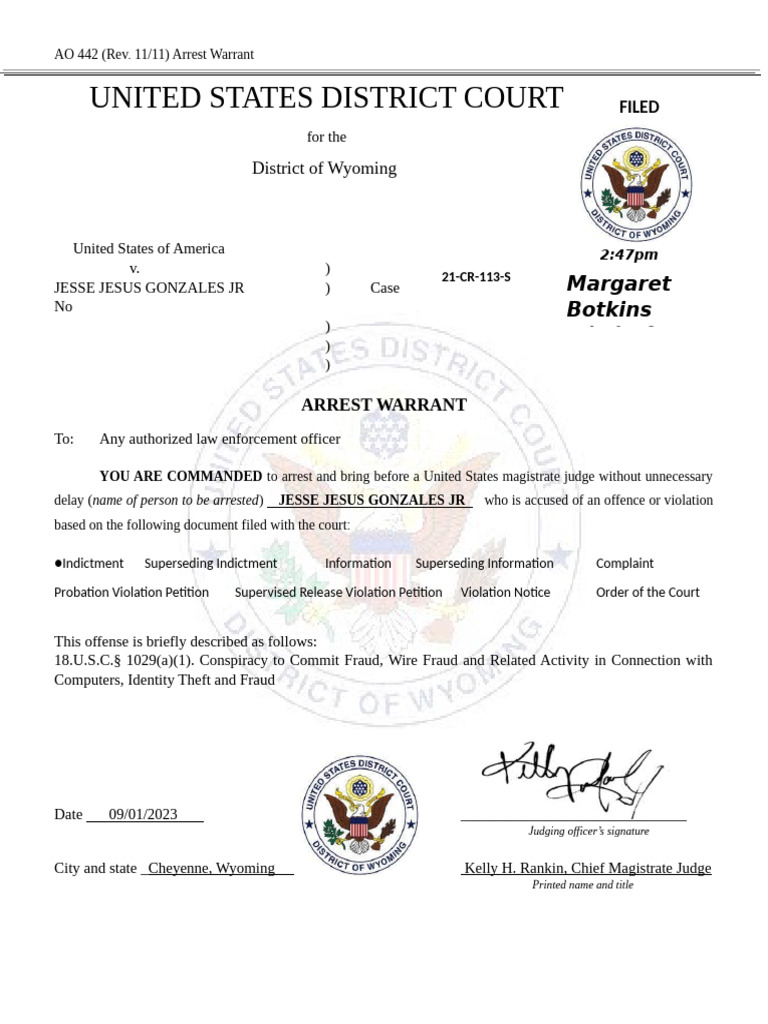 Arrest Warrant | PDF | Arrest | Arrest Warrant