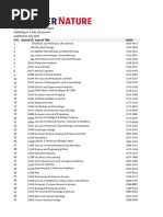 Springer Nature OA Journals 2025 List | PDF | Bio Med Central ...
