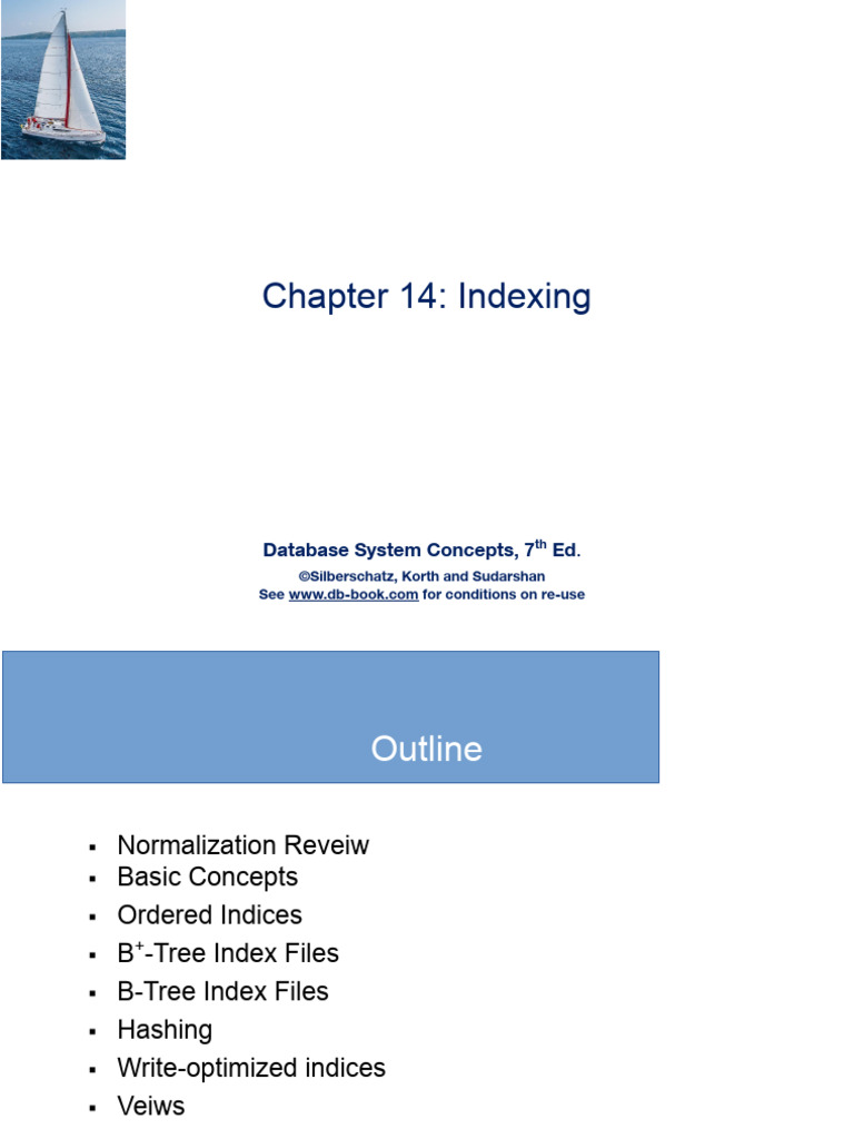 Ch14, Veiws, Normalization_summary.pptx | PDF | Database Index | Data Management
