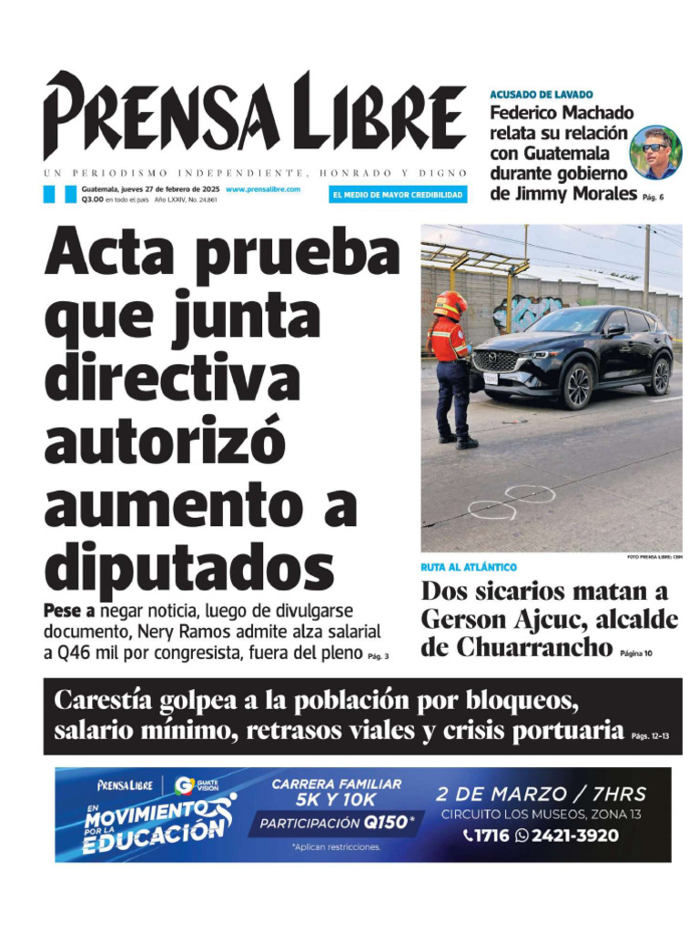 27 02 2025 Prensa Libre | PDF