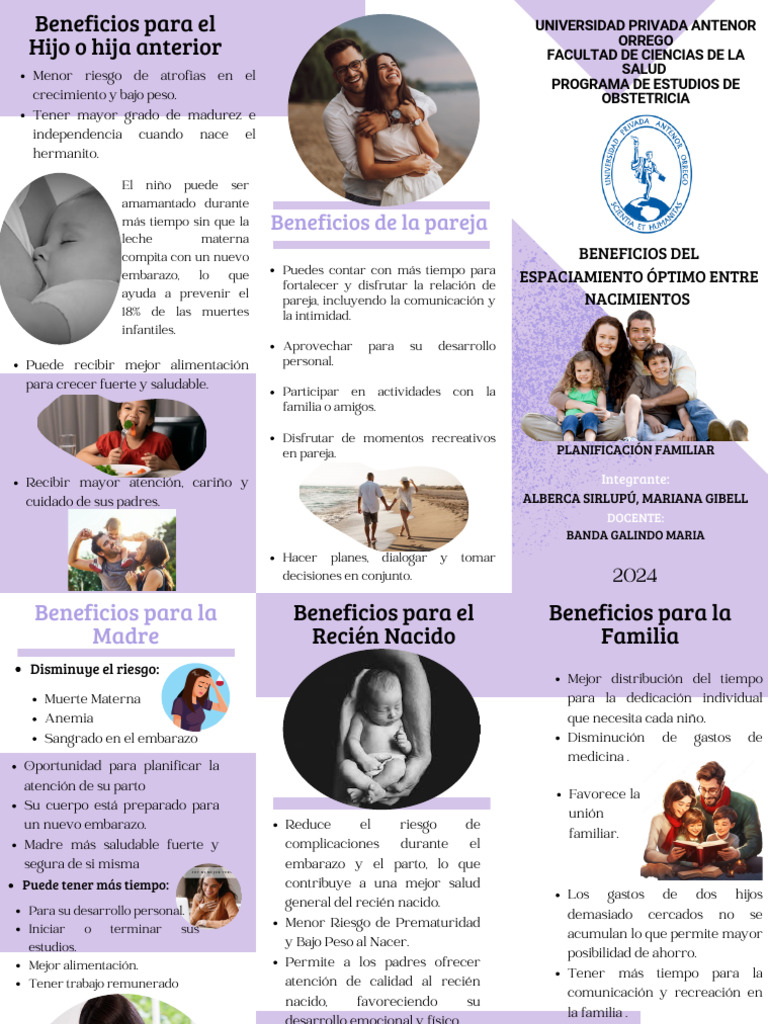 Alberca Sirlupã Mariana Gibell - Triptico | PDF | Parto | El embarazo