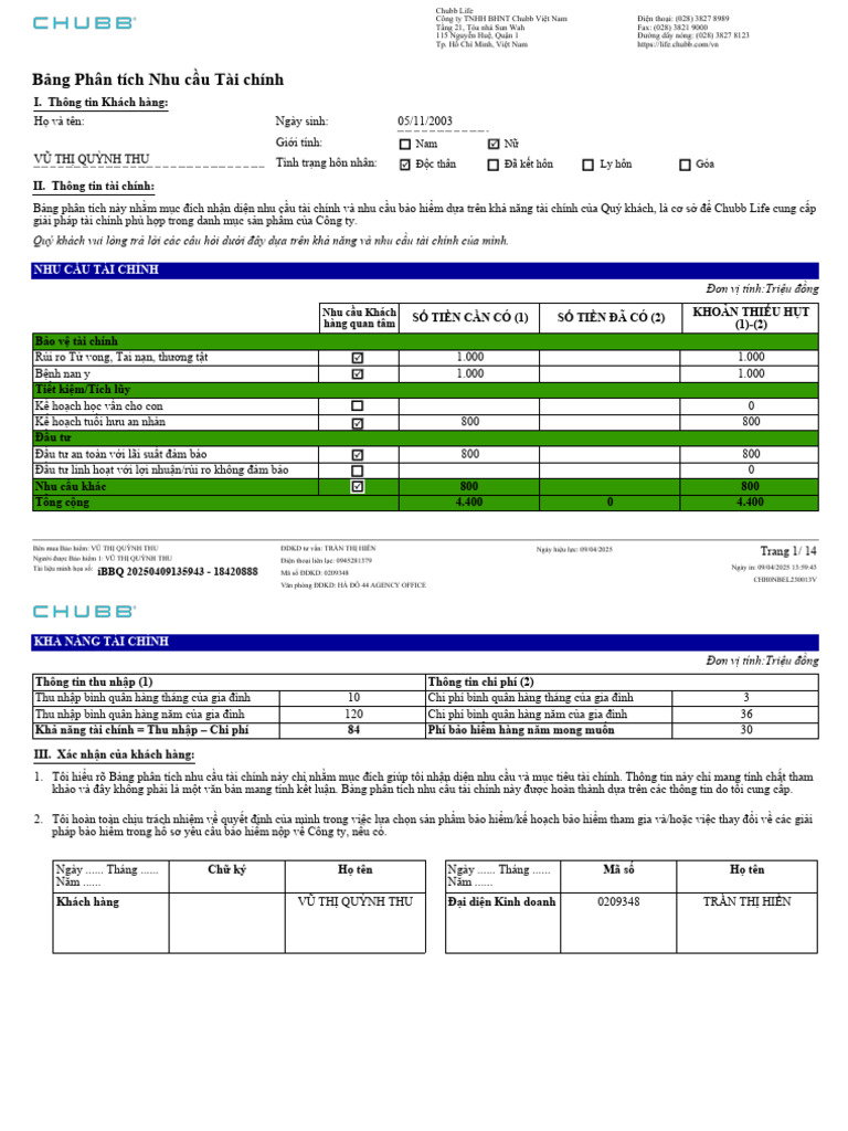 Com Ebao Life Proposal | PDF