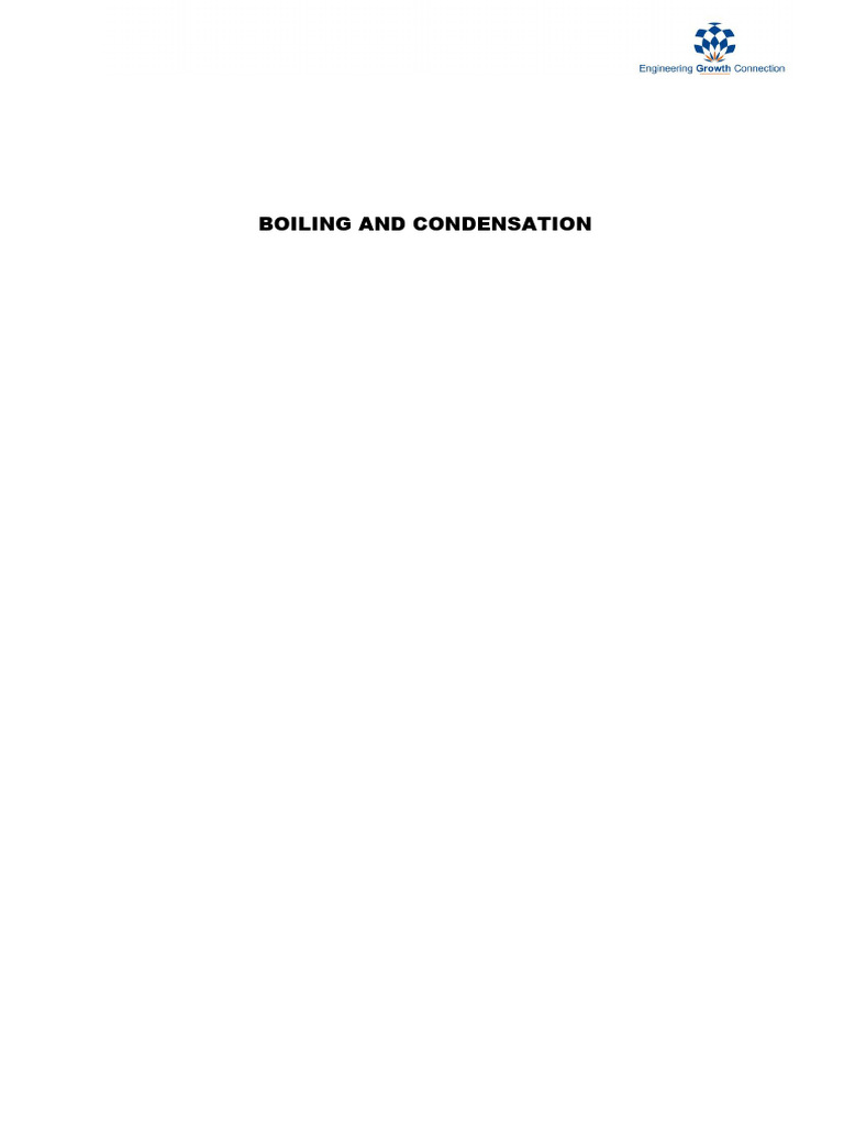 Boiling and Condensation Experiment Guide | PDF | Boiling | Heat