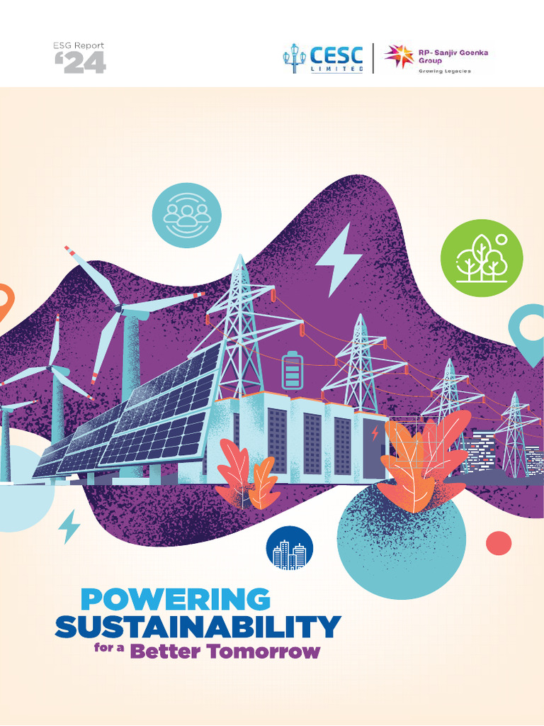 CESC - ESG Report 2023-24 | PDF | Sustainability | Green Building